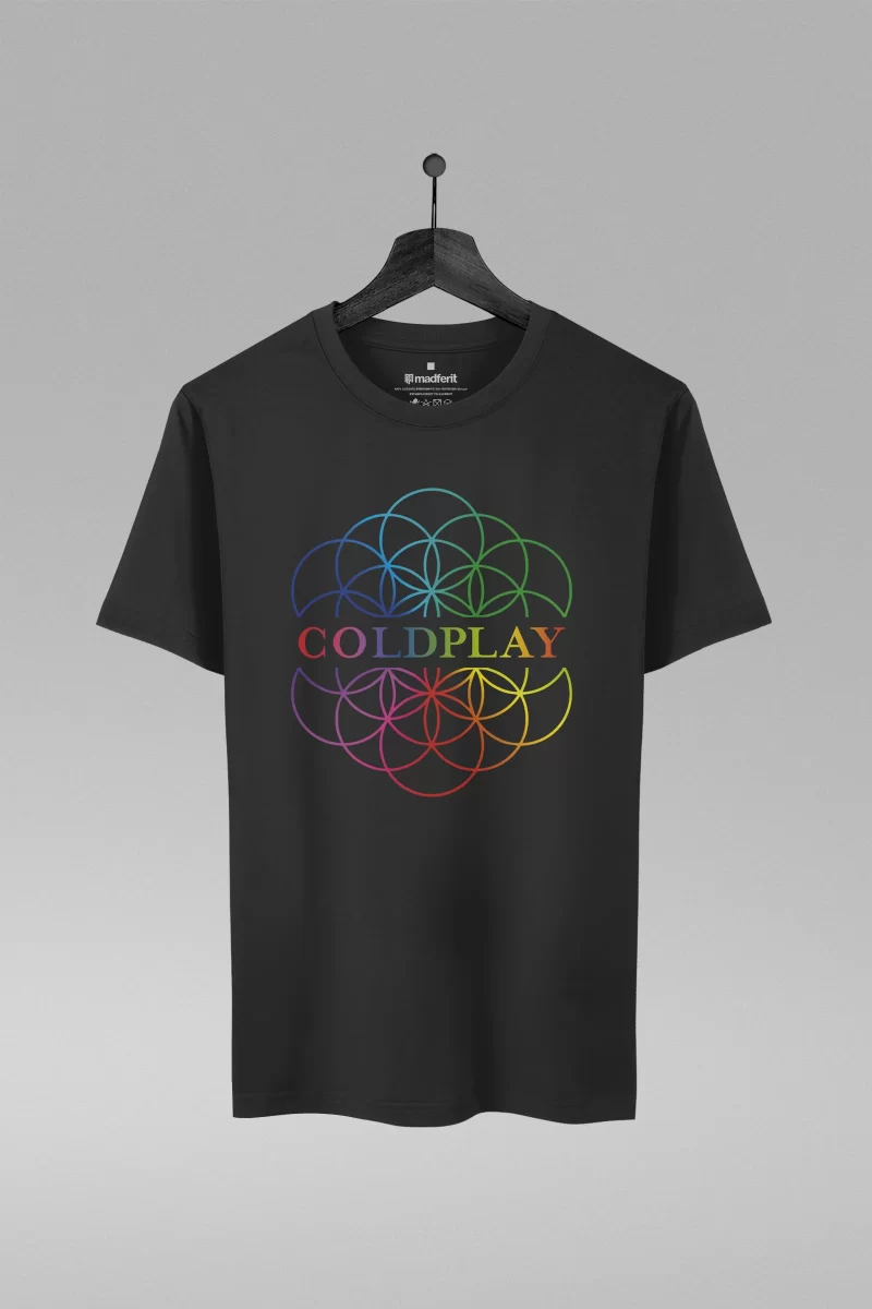 Camiseta Coldplay A Head Full Of Dreams Flower Of Life » Madferit Camisetas
